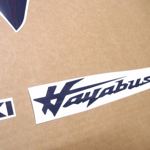 Suzuki Hayabusa 2021 Custom Navy (dark) Blue Color Decals Set Stickers ...