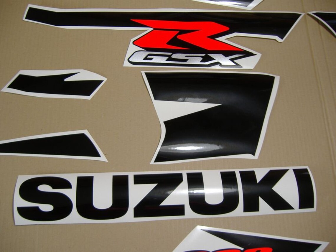 Suzuki GSX-R 600 2004 Full Replacement Decals Kit Stickers Reproduction ...