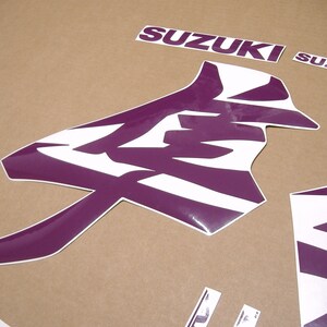 Suzuki Hayabusa 2021 - Onwards Custom Purple Color Decals Set Stickers ...
