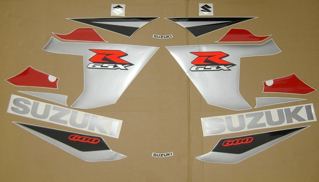 Suzuki GSX-R 600 2005 Replacement Decals Stickers Kit Reproduction ...