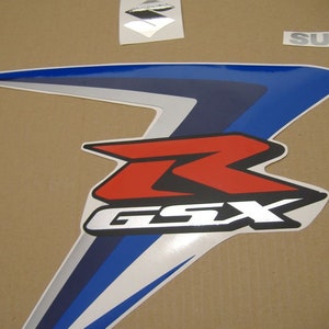 Suzuki GSX-R 600 2007 Full Replacement Decals Stickers Set Reproduction ...