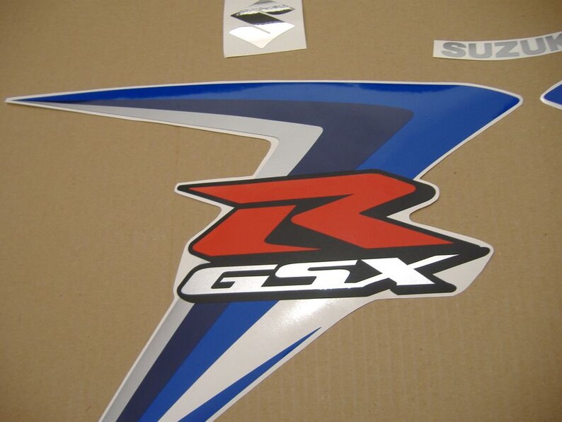 Suzuki GSX-R 600 2007 Full Replacement Decals Stickers Set Reproduction ...