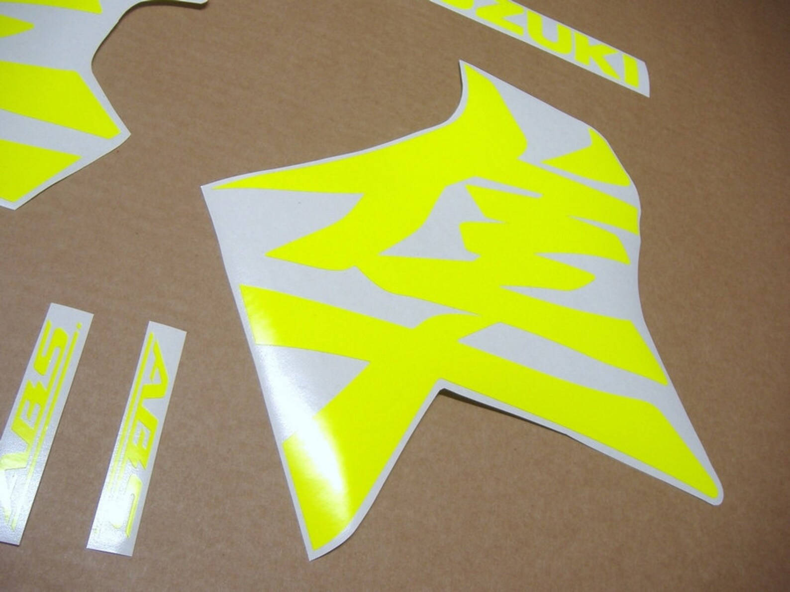 Suzuki Hayabusa 2021 Custom Neon Yellow Color Decals Set Stickers ...