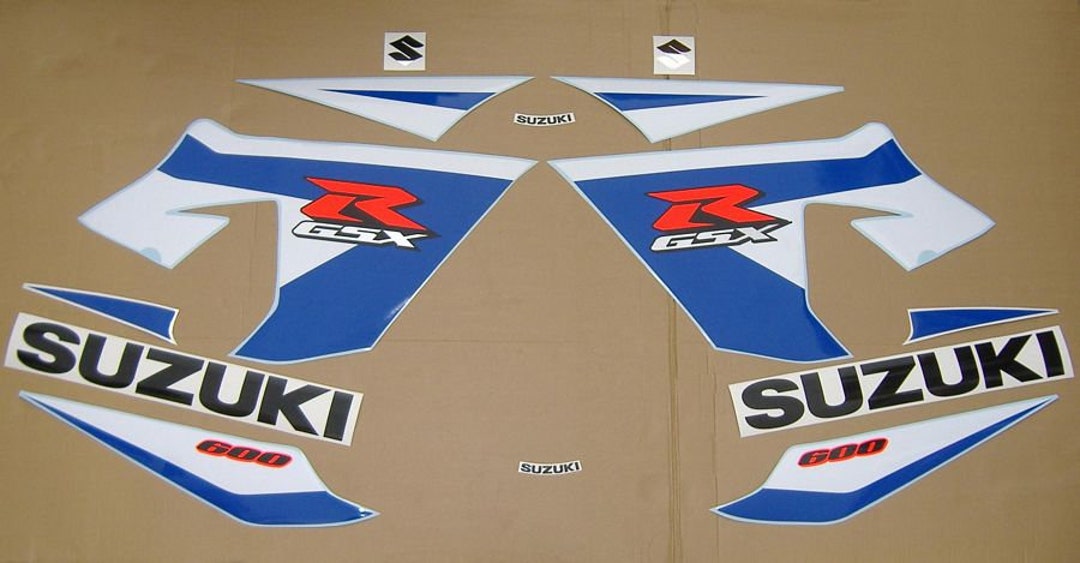 Suzuki GSX-R 600 2005 Complete Aftermarket Decals Set Stickers Kit ...