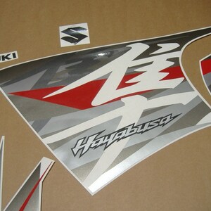 Suzuki Hayabusa GSX1300R 2012 Replacement Decals Sticker Set Graphics ...