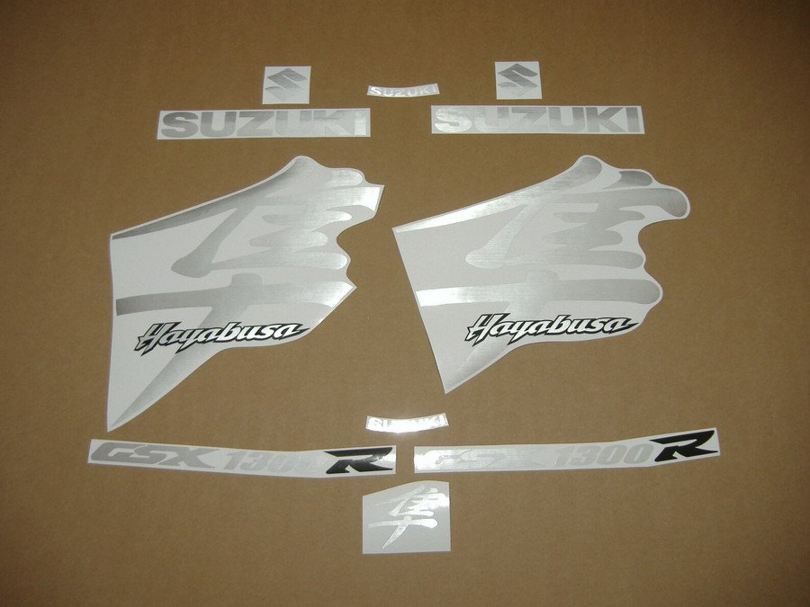 Suzuki Hayabusa GSX1300R Brushed Silver Aluminium Customized ...