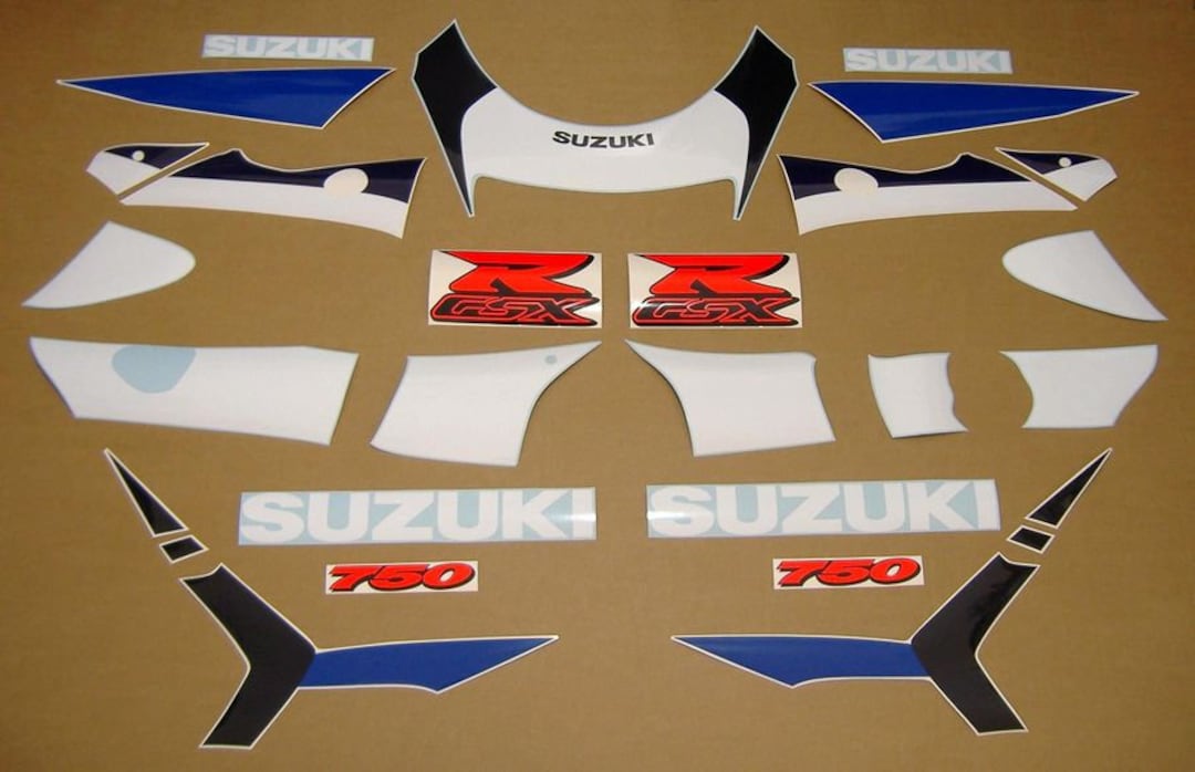 Suzuki GSX-R 750 SRAD 1999 Replacement Decals Kit Stickers Set ...