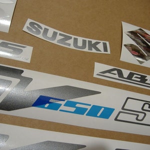 Suzuki SV 650 S Complete Decals Sticker Kit Graphics Set Replacement ...