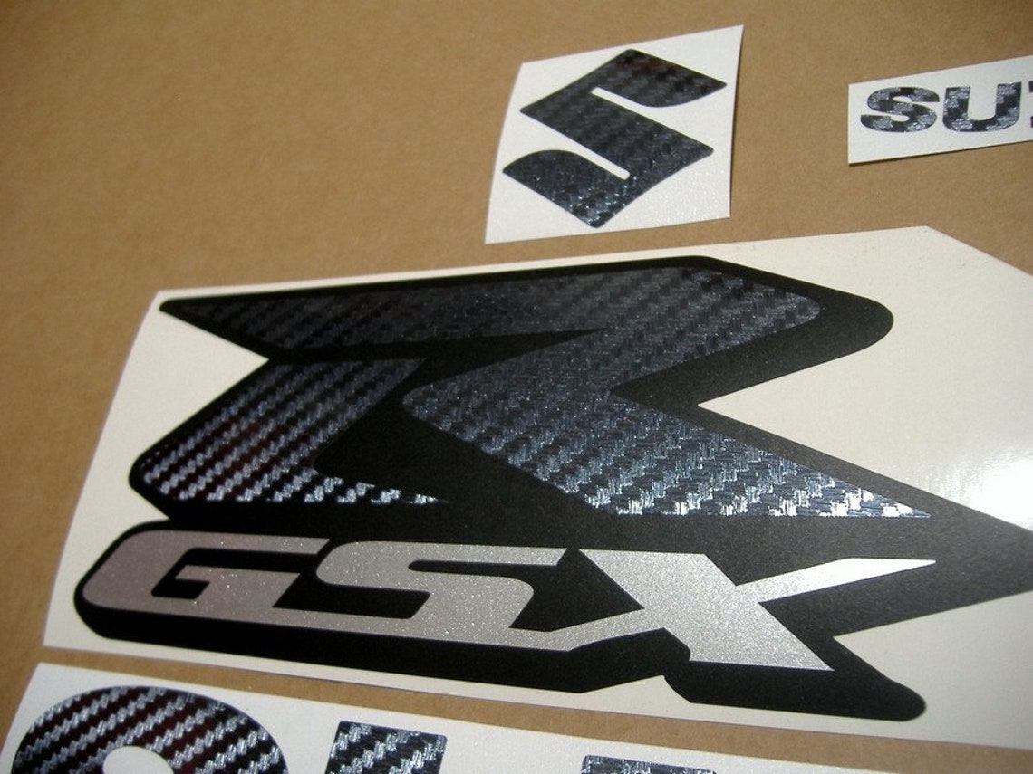 Suzuki GSX-R 600 / 750 / 1000 Carbon Fiber Look Customized Replacement ...