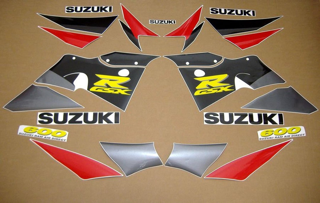 Suzuki GSX-R 600 SRAD 1997 Full Replacement Decals Stickers Kit ...