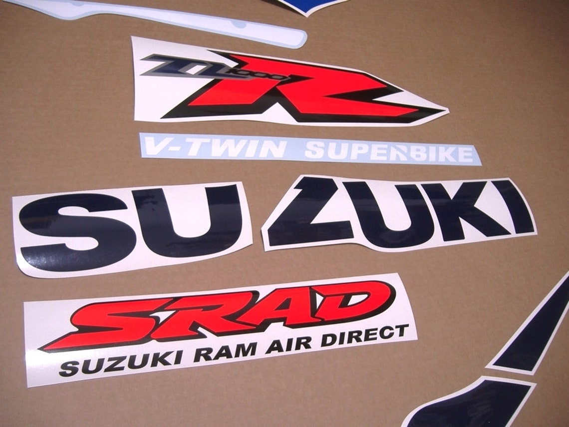 Suzuki TL 1000R 2000 Complete Aftermarket Decals Stickers Kit ...