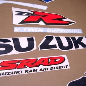 Suzuki TL 1000R 2000 Complete Aftermarket Decals Stickers Kit ...