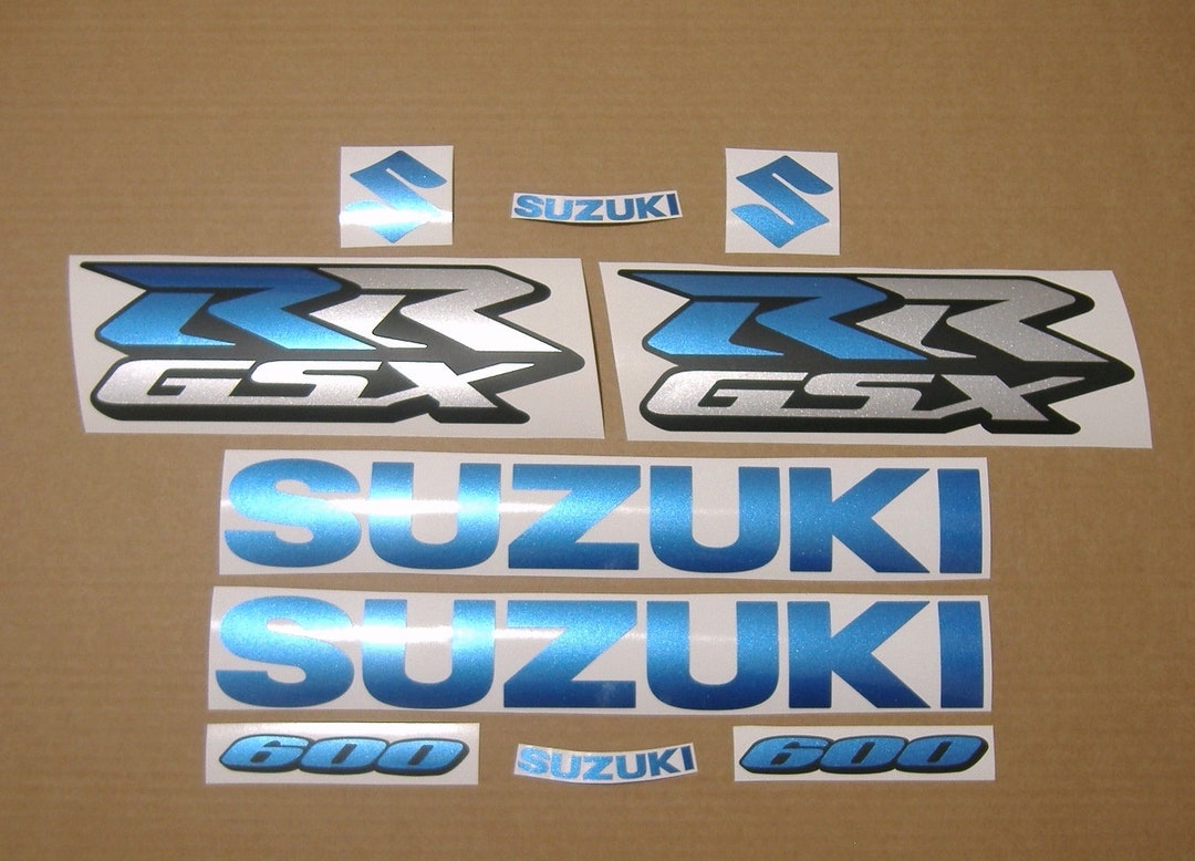 Suzuki GSXR Decals With GSX-RR Logo for 600 /750 /1000 Models Metallic ...