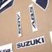 Suzuki Hayabusa 2021 Custom Navy (dark) Blue Color Decals Set Stickers ...