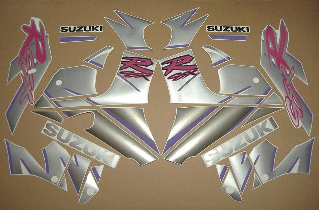 Suzuki GSXR 750W 1992-1993 Aftermarket Replacement Decals Kit Full ...