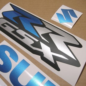 Suzuki GSXR Decals With GSX-RR Logo for 600 /750 /1000 Models Metallic ...