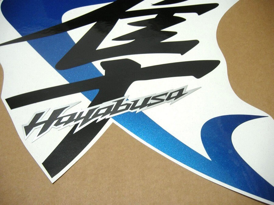 Suzuki GSX 1300R Hayabusa 2009 Full Replacement Decals Replica Stickers ...