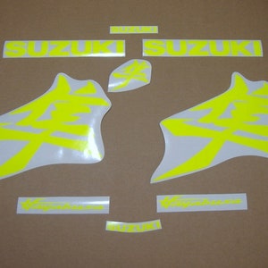 Suzuki Hayabusa New Logo 2021 Black Custom Aftermarket Decals Stickers ...