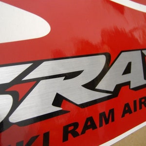 Suzuki GSX-R 600 SRAD 1998 Red Black Version Replacement Decals ...