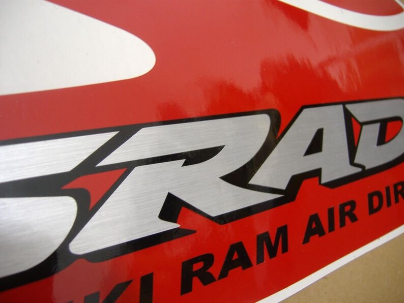Suzuki GSX-R 600 SRAD 1998 Red Black Version Replacement Decals ...