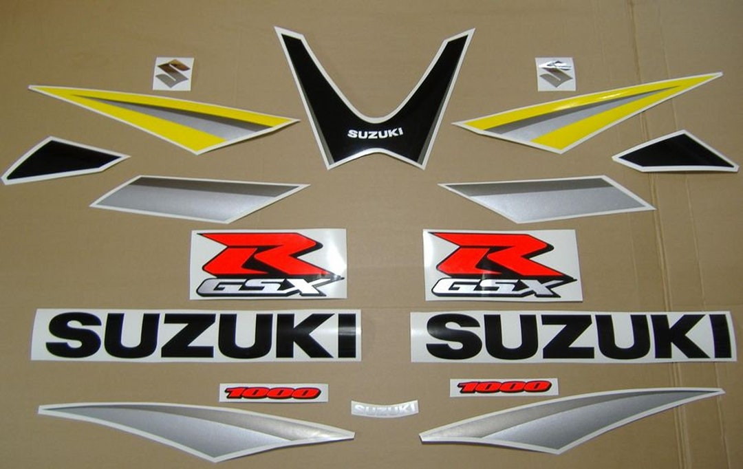 Suzuki GSX-R 1000 2005 Full Aftermarket Decals Set Complete Pattern ...