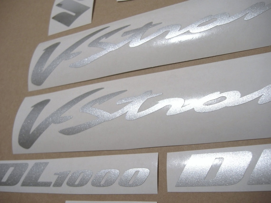 Suzuki DL 1000 V-strom Decals Stickers Reproduction Graphics Set ...