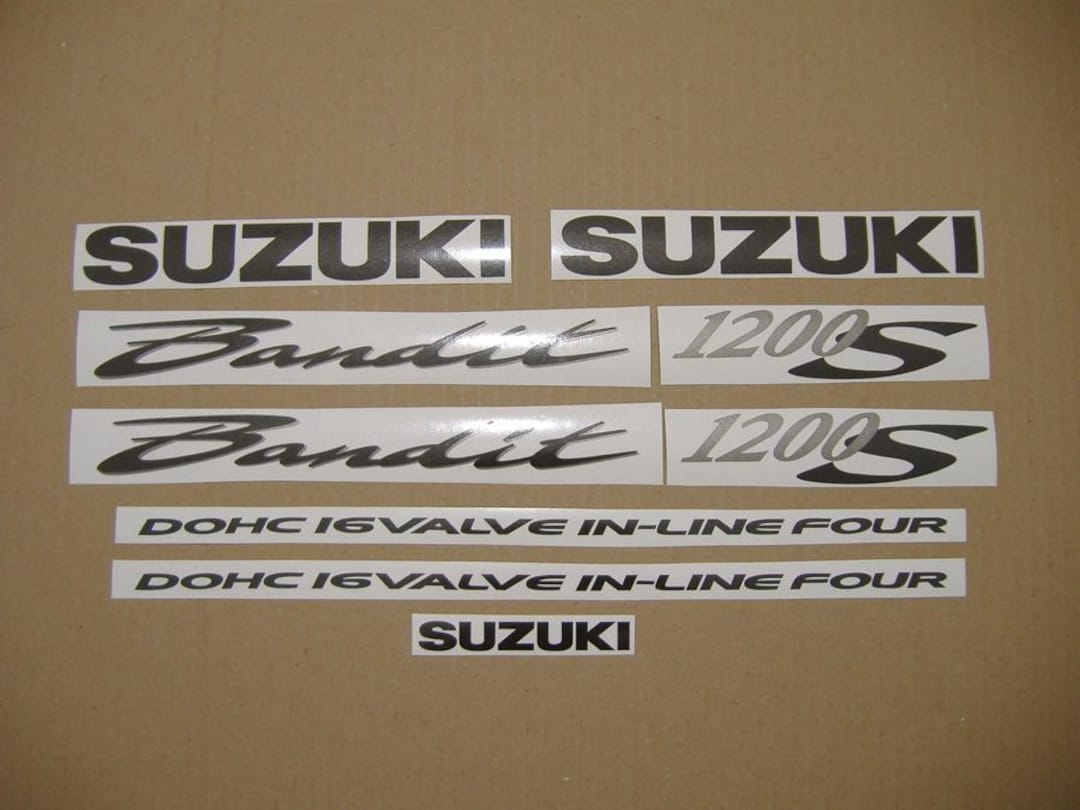 Suzuki Bandit GSF 1200S 2001 Replacement Decals Replica Sticker ...