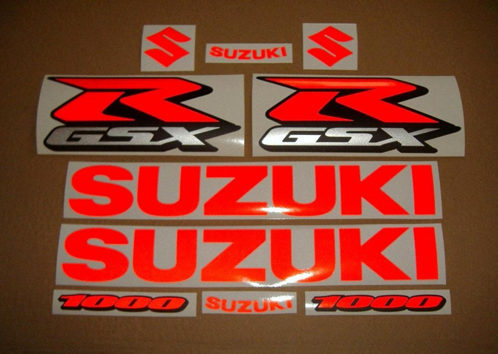 Suzuki GSX-R 600 / 750 / 1000 Reflective Red Customized Replacement ...