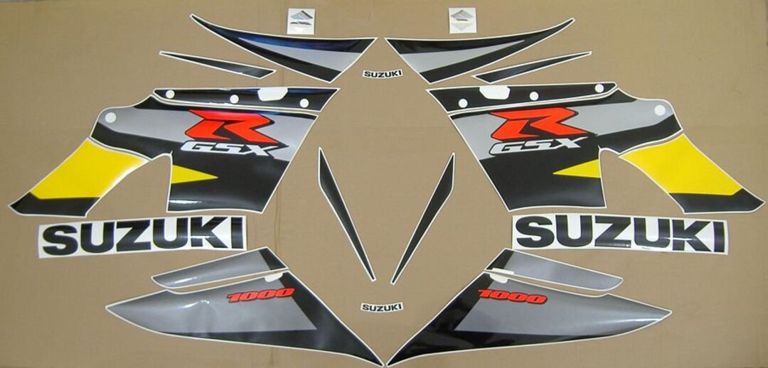 Suzuki GSX-R 1000 2004 Complete Aftermarket Decals Kit Stickers ...