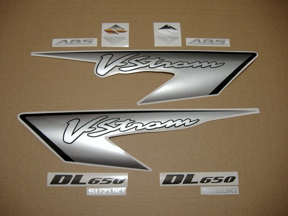 Suzuki DL 650 V-strom 2007 Complete Aftermarket Decals Stickers Kit ...