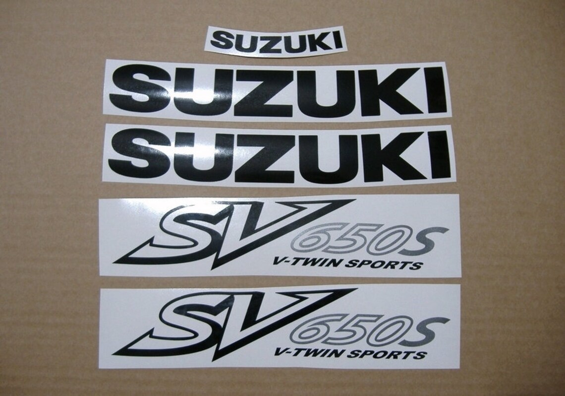 Suzuki SV 650S 2002 complete decals stickers set kit graphics | Etsy
