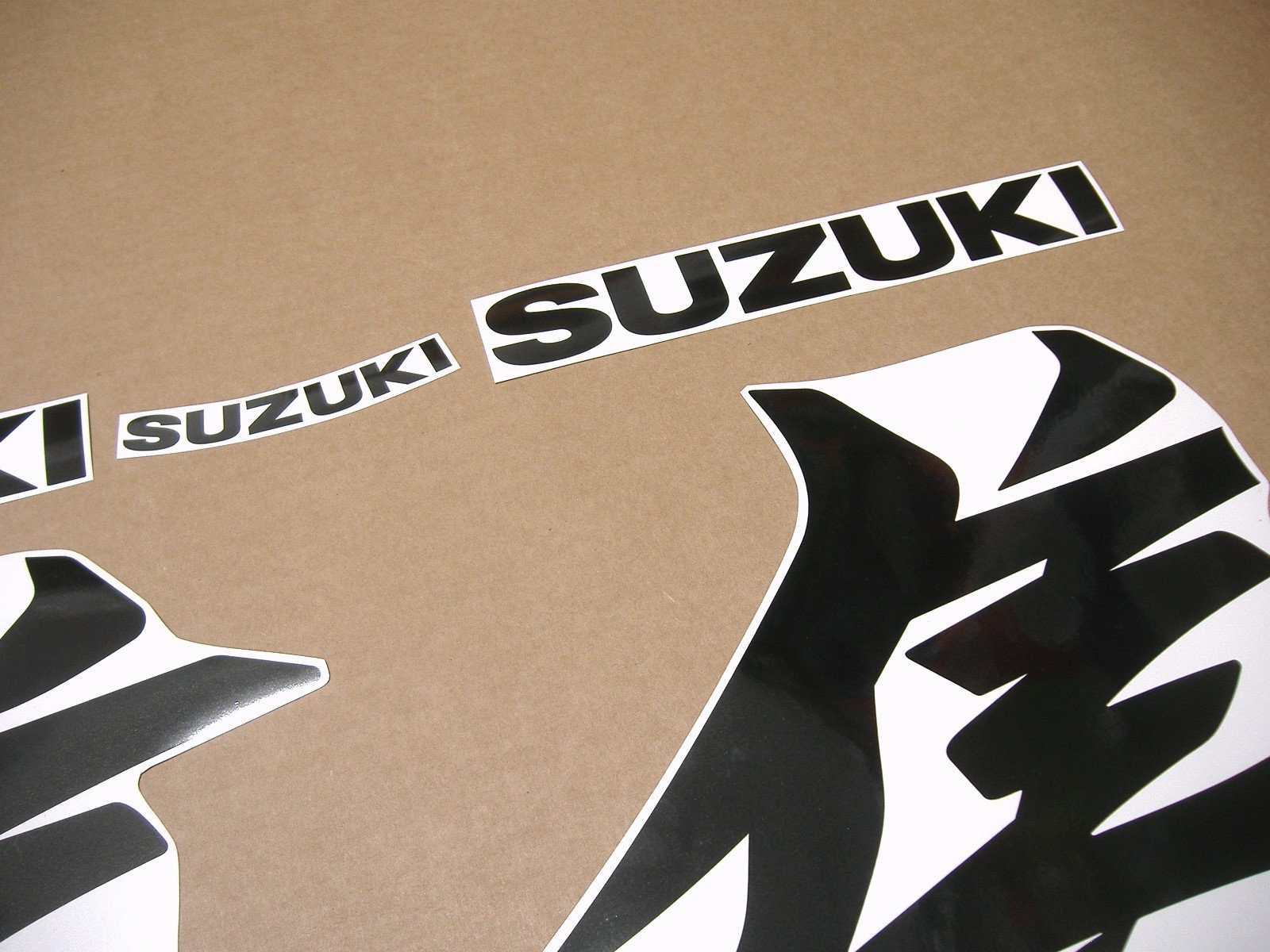 Suzuki Hayabusa 2021 - Onwards Custom Gloss Black Color Decals Set ...