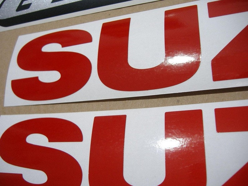 Suzuki GSX-R 600 / 750 / 1000 Reflective Red Customized Replacement ...