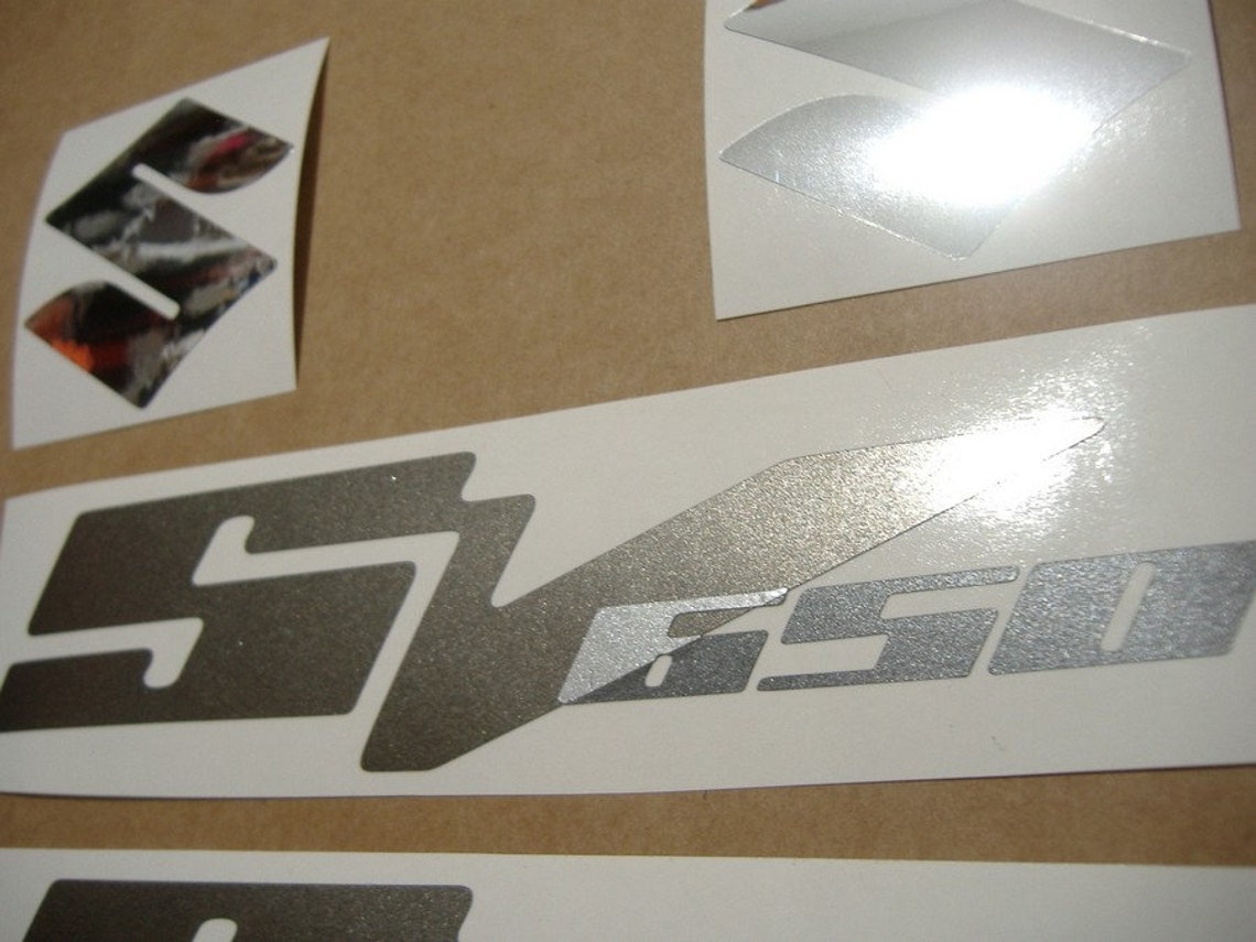 Suzuki SV 650 2005-2009 Complete Decals Stickers Reproduction - Etsy