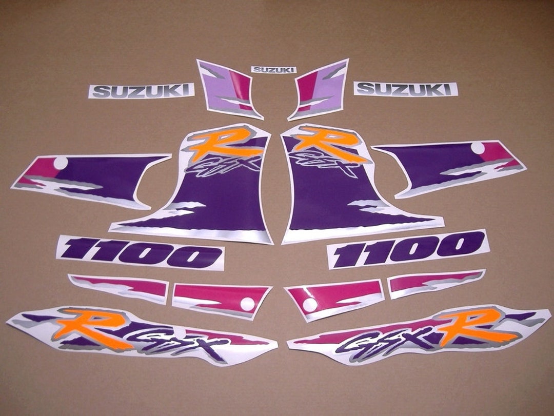 Suzuki GSX-R 1100W 1994 Complete Replacement Decals Replica Stickers ...