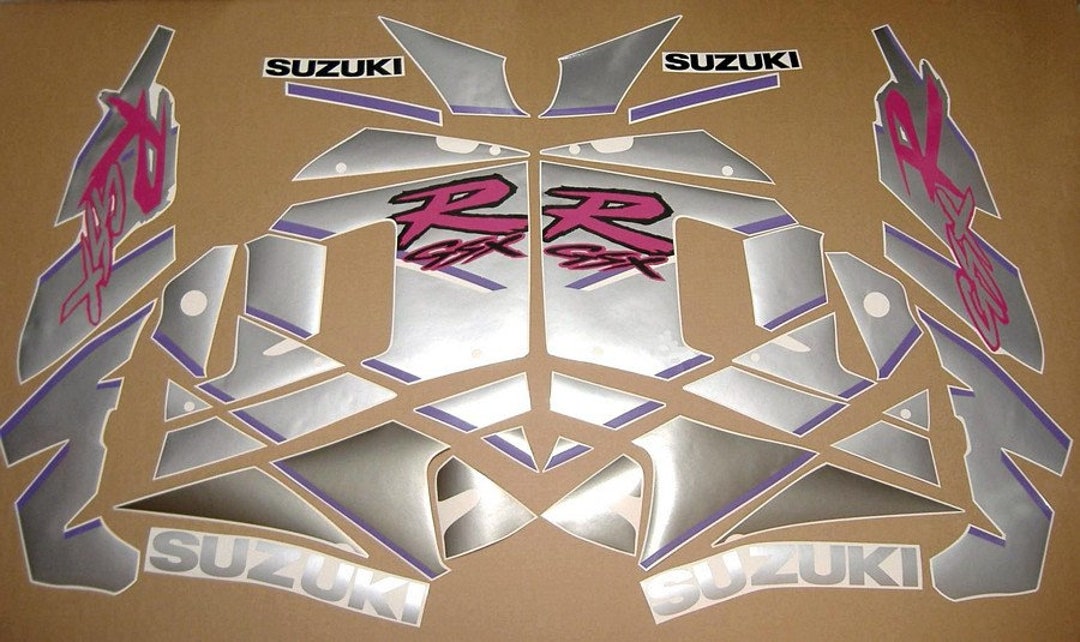 Suzuki GSXR 750N 1992 Full Decals Kit Replica Stickers Reproduction ...