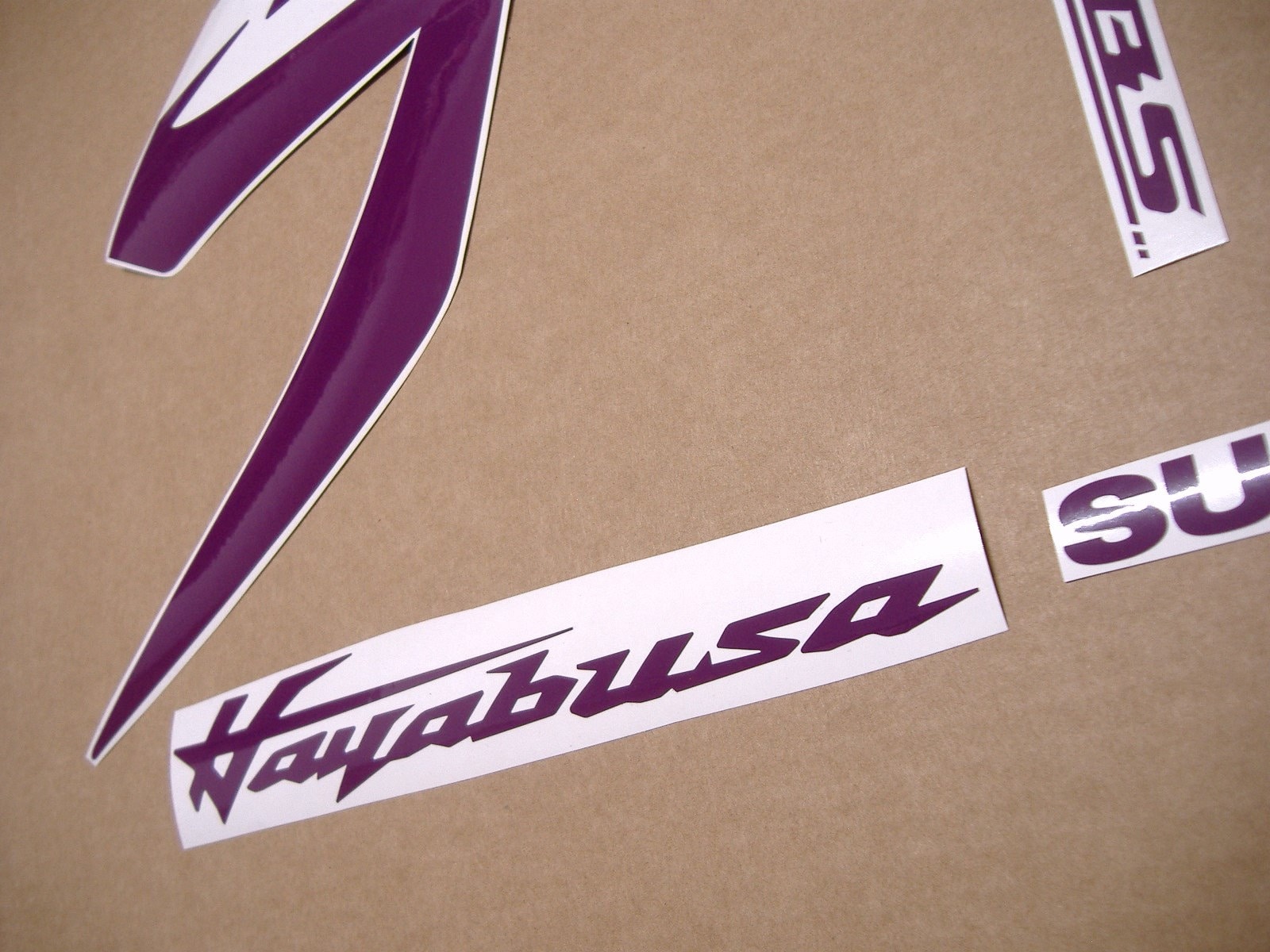Suzuki Hayabusa 2021 - Onwards Custom Purple Color Decals Set Stickers ...