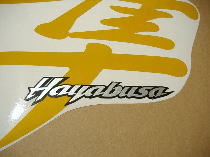 Suzuki Hayabusa GSX-1300R Reflective Yellow Customized Replacement ...