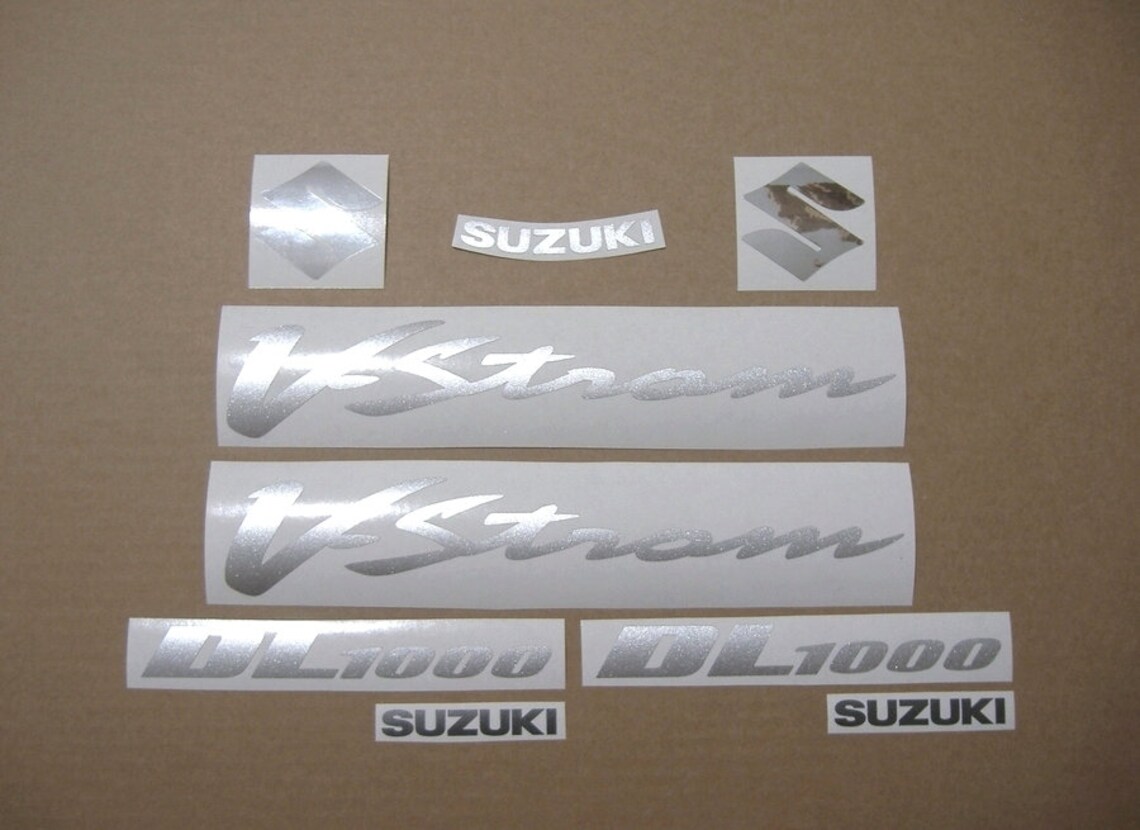 Suzuki DL 1000 V-strom Decals Stickers Reproduction Graphics Set ...
