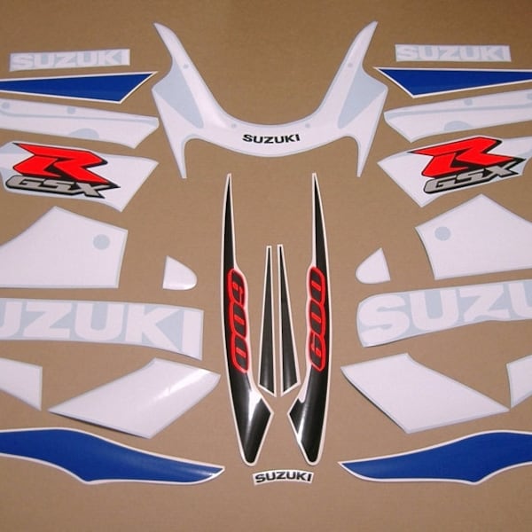 Suzuki Gsxr 600 Decals - Etsy
