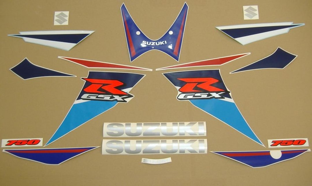 Suzuki GSX-R 750 2007 Replacement Decals Stickers Kit Reproduction ...