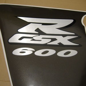 Suzuki GSX-R 600 SRAD 1998 Red Black Version Replacement Decals ...