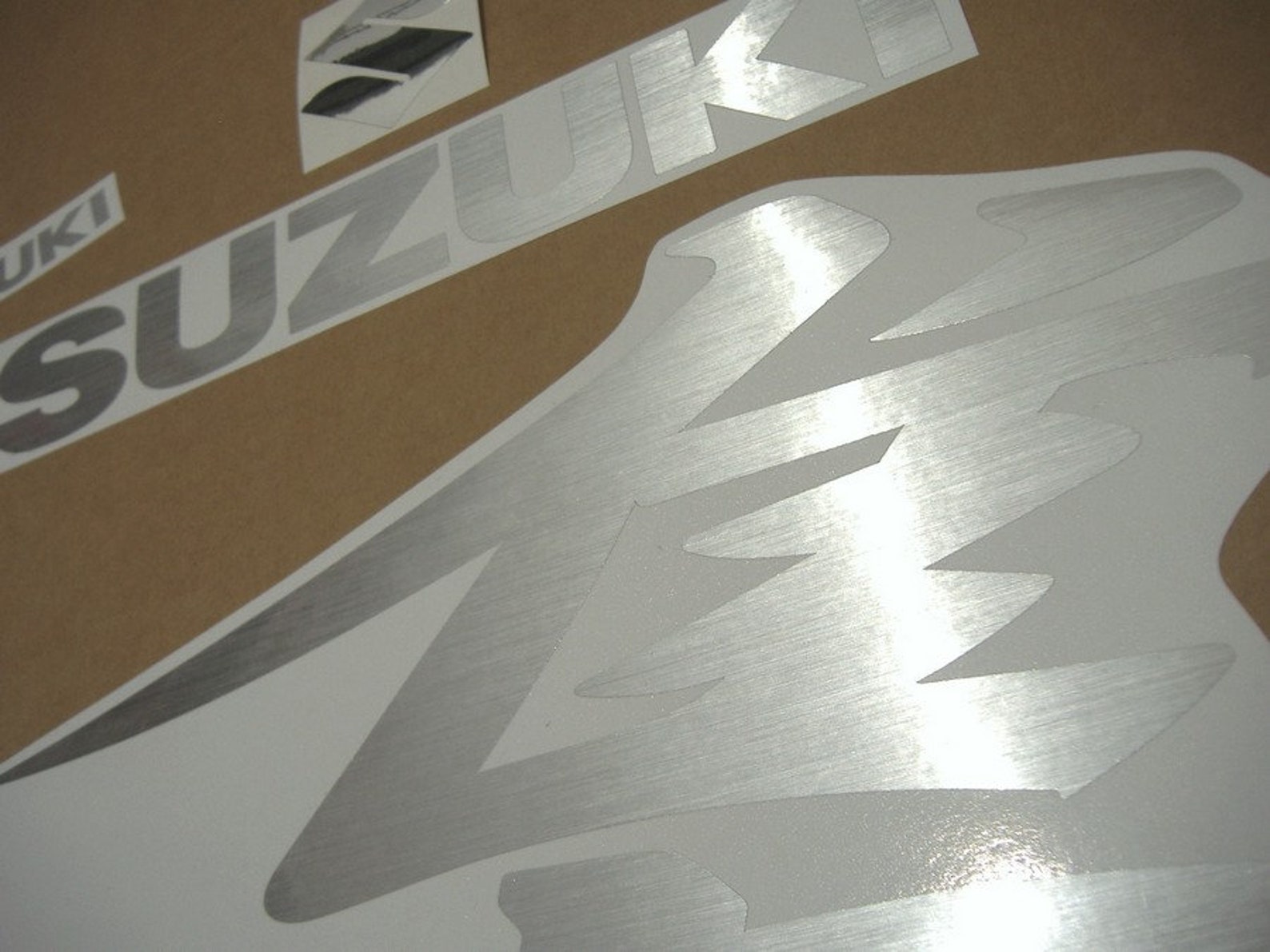 Suzuki Hayabusa GSX1300R Brushed Silver Aluminium Customized ...