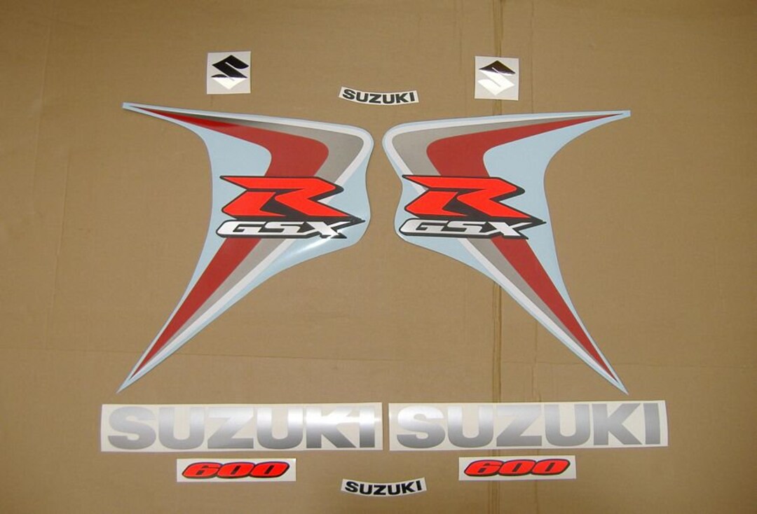 Suzuki GSX-R 600 2006 Full Replacement Decals Set Stickers Kit ...