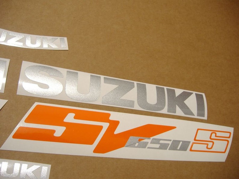 Suzuki SV650S 2003 2004 Replacement Decals Stickers Kit Set - Etsy