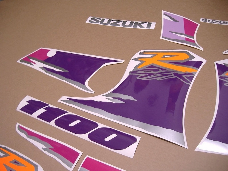 Suzuki GSX-R 1100W 1994 Complete Replacement Decals Replica Stickers ...