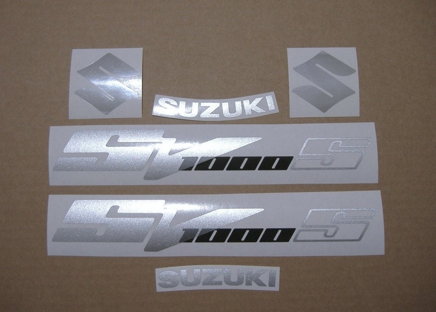 Suzuki Sv 1000 S 2004-2007 Full Decals Stickers Kit Reproduction ...