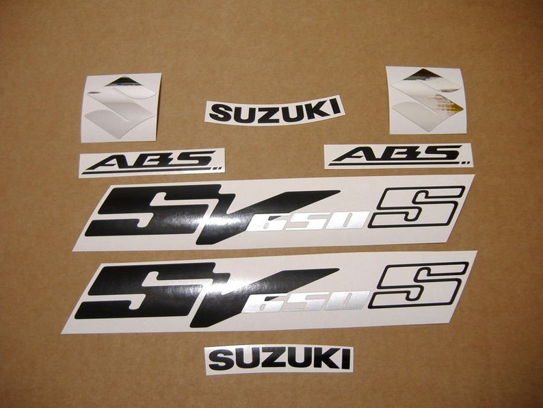 Suzuki SV 650 S Complete Decals Sticker Kit Graphics Set - Etsy