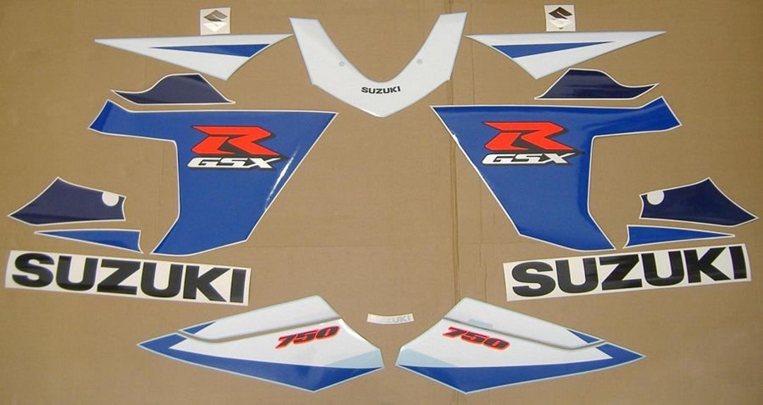 Suzuki GSX-R 750 2005 Complete Replacement Decals Stickers Reproduction ...