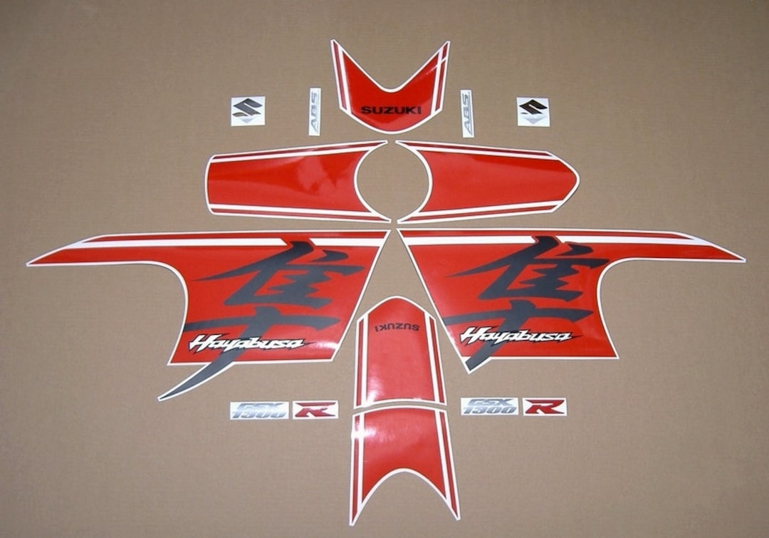 Suzuki Hayabusa 2018 Complete Replacement Decals Replica Stickers ...